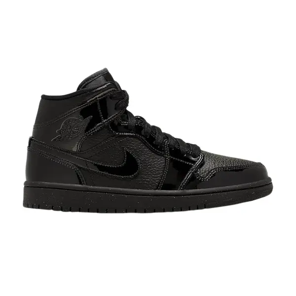 JORDAN 1 Mid Patent - Black