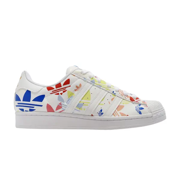 Adidas Superstar Allover Trefoil - White