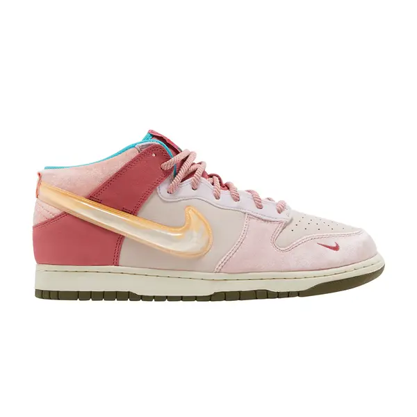 Nike X Social Status Dunk Mid Sneakers - Pink