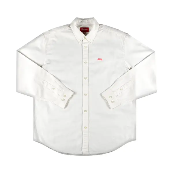 Supreme Small Box Twill Shirt - White