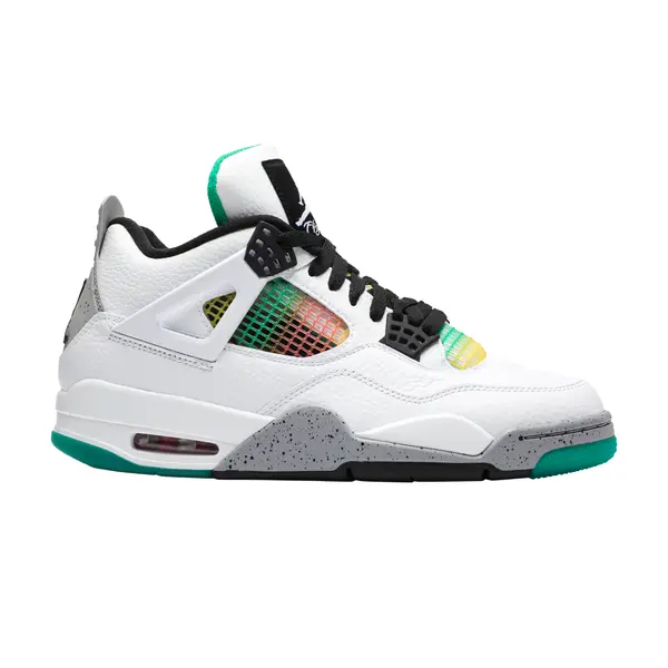 JORDAN Wmns 4 Retro 'rasta - White