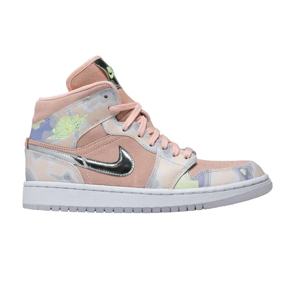 JORDAN 1 Mid Se Sneakers - Purple