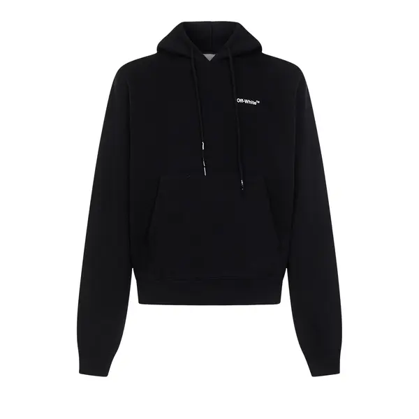 Off-White Caravaggio Crowning Over Hoodie - Black