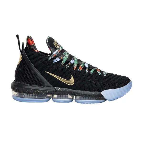 Nike Lebron 16 Kc 'Watch The Throne' Sneakers Black Editorialist
