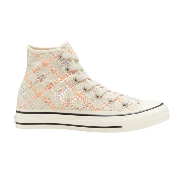 CONVERSE Chuck Taylor All Star High 'boho Crochet' Sneakers - Cream
