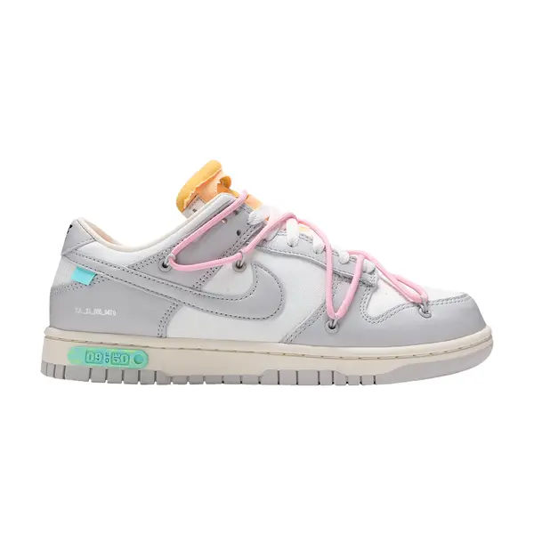 Nike Off- X Dunk Low 'lot 09 Of 50' Sneakers - White