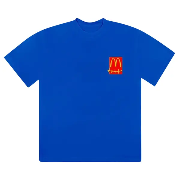 CACTUS JACK BY TRAVIS SCOTT X Mcdonald's Action Figure Series Iii T-shirt 'royal - Blue