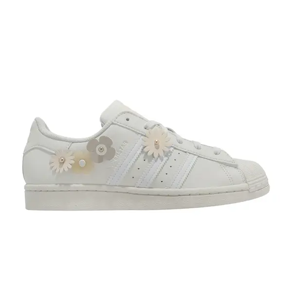 Adidas Superstar Floral Sneakers - White