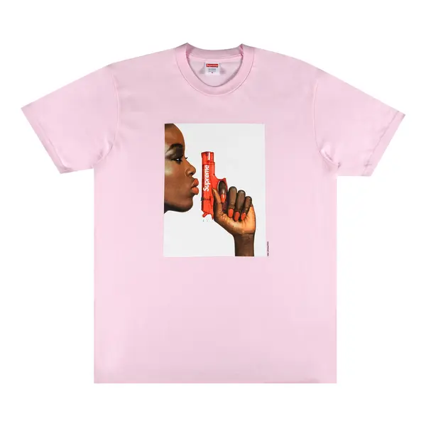 Supreme Water Pistol Tee 'light - Pink