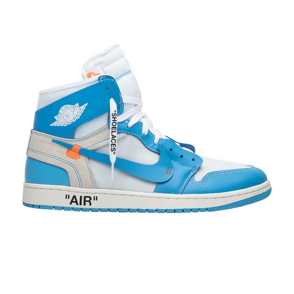 JORDAN Off-white X 1 Retro High Og 'unc' Sneakers - Blue