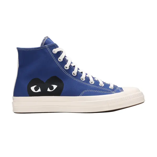CONVERSE Comme Des Garçons Play X Chuck 70 High Top Sneakers - Blue