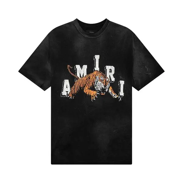 Amiri Vintage Tiger Tee - Black