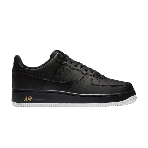 Nike Air Force 1 Low '07 'leaf Crest Logo' Sneakers - Black