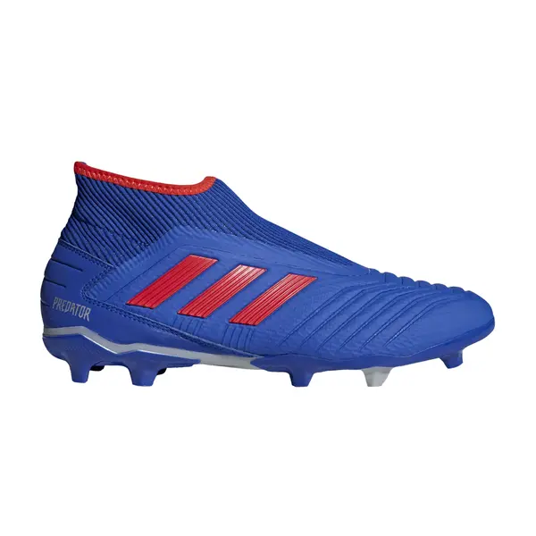 Adidas Predator 19.3 Laceless Fg Soccer Cleats - Blue