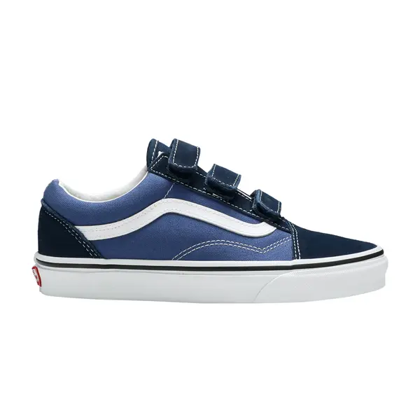 VANS Old Skool Suede Canvas Velcro Sneakers - Blue