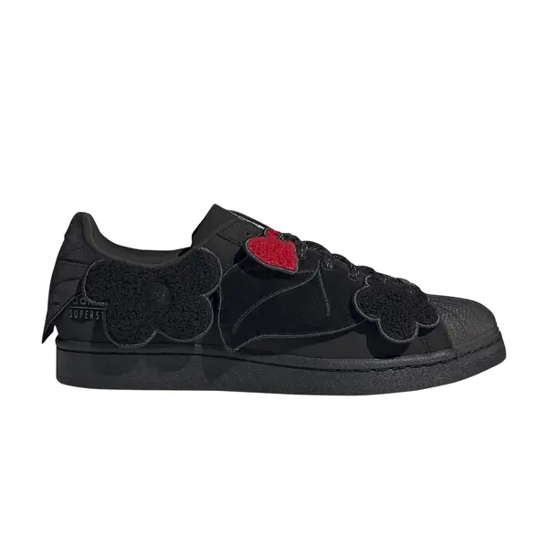 Adidas Melting Sadness X Superstar Sneakers Floral Patches - Black