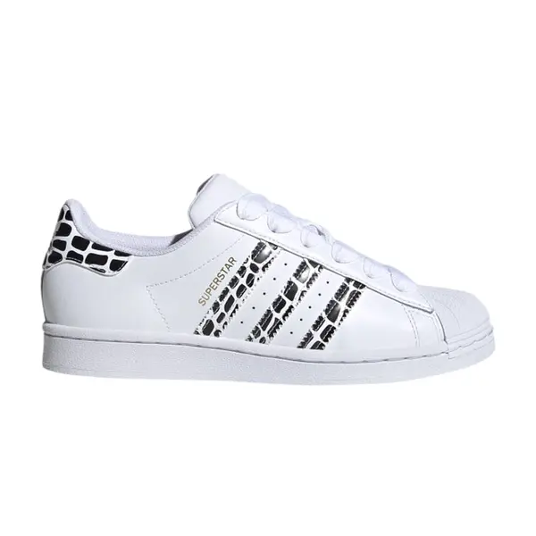 Adidas Superstar 'animal Print' Sneakers - White