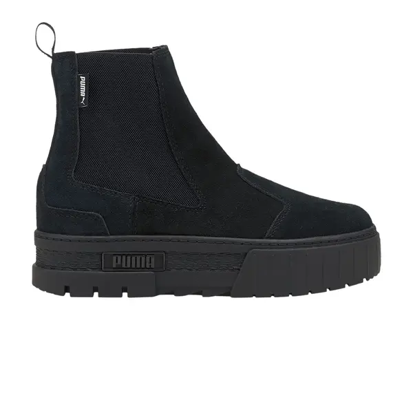 PUMA Mayze Chelsea Suede Boots - Black