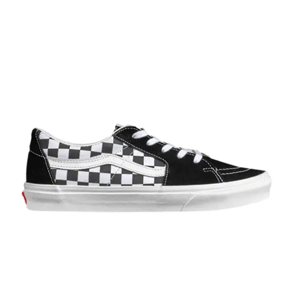 VANS Sk8-low Checkerboard Sneakers - Black