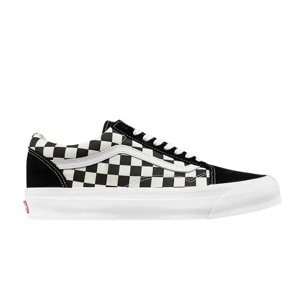 VANS Og Old Skool Lx Checkerboard Sneakers - Black