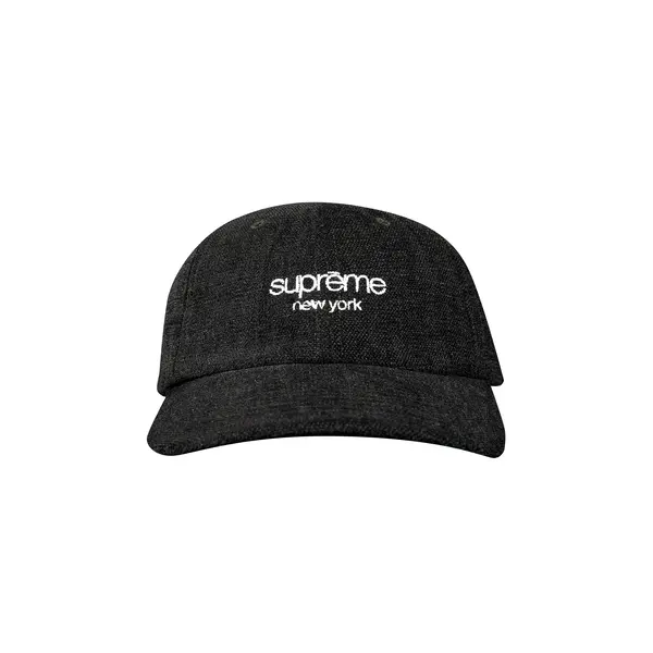 Supreme Chenille 6-panel Cap - Black