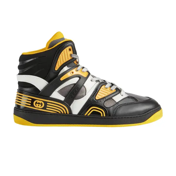 Gucci Basket High Top Sneakers - Black