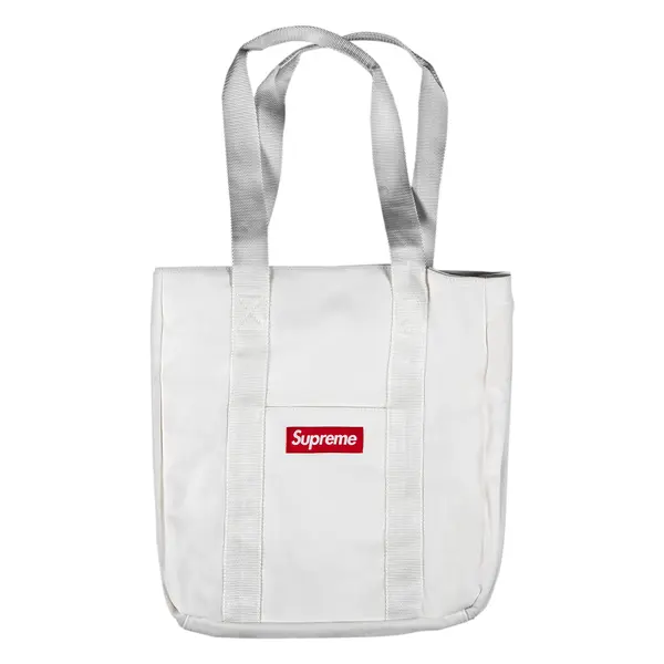 Supreme Canvas Tote - White