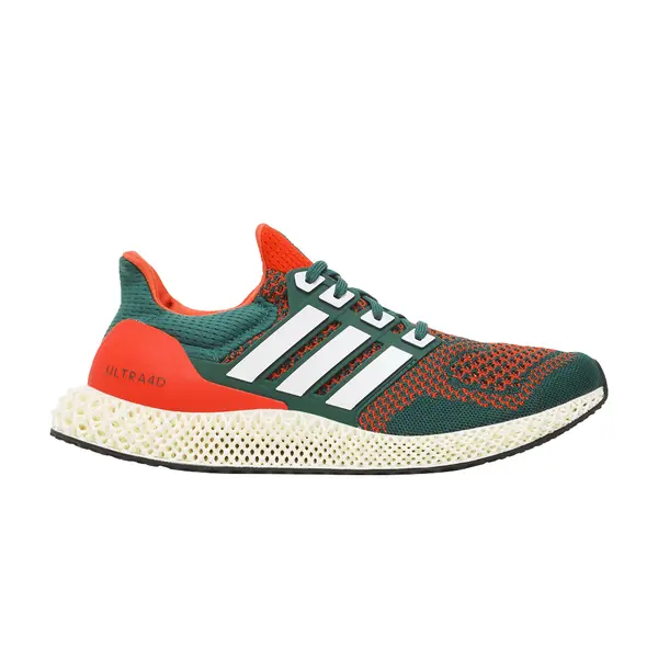 Adidas Ultra 4d 'miami Hurricanes' Sneakers - Green