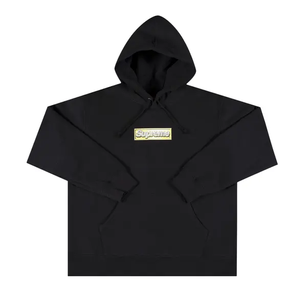 Supreme Bling Box Logo Hooded Sweatshirt - Black