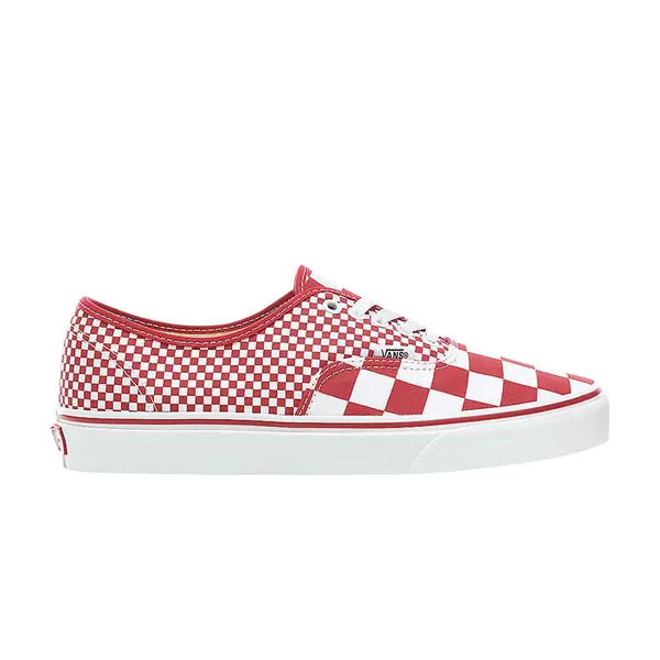 VANS Authentic Mix Checker Sneakers - Red