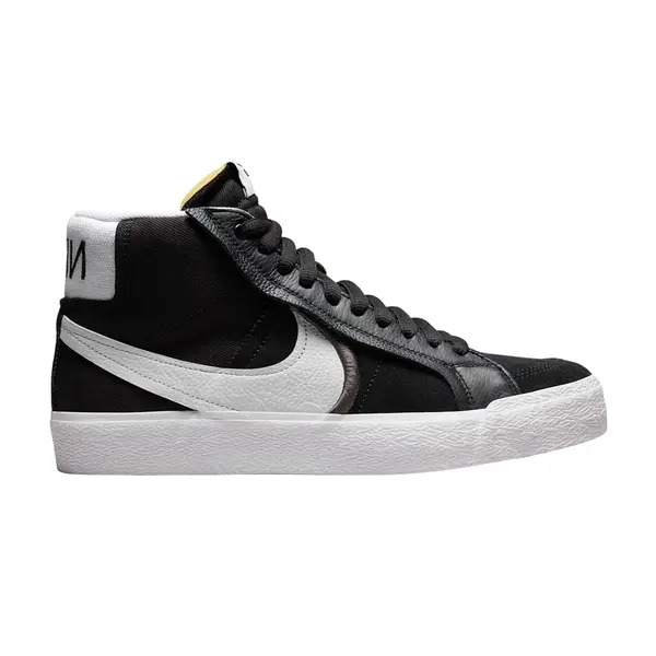 Nike Zoom Blazer Mid Premium Sb Oversized Swoosh - Black