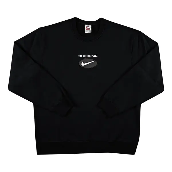 Supreme X Nike Jewel Crewneck Black Editorialist