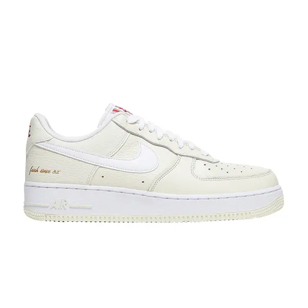 Nike Force 1 '07 Premium 'popcorn' Sneakers - Cream