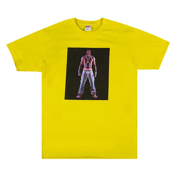 Supreme Tupac Hologram Tee - Yellow