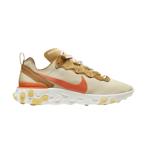 Nike React Element 55 Sneakers - Gold