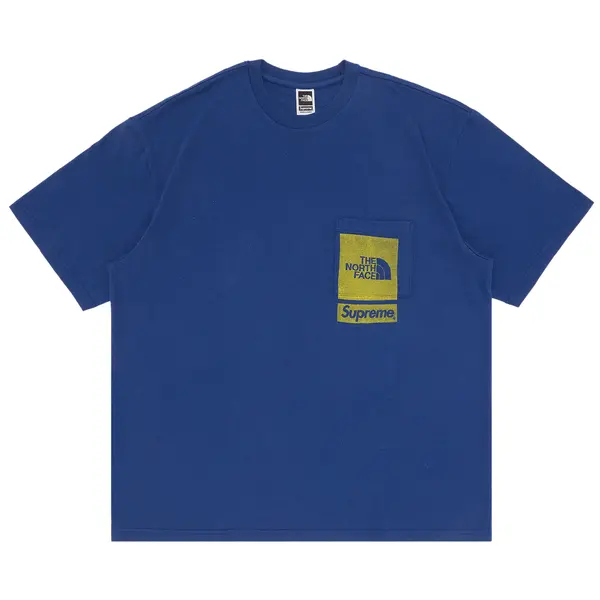 Supreme X The North Face Printed Pocket Tee 'navy