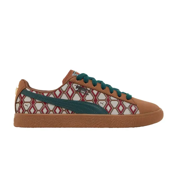 PUMA Dapper Dan X Clyde Vintage Sneakers - Brown