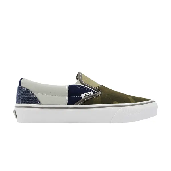VANS Classic Slip-on Patchwork Camo - Green