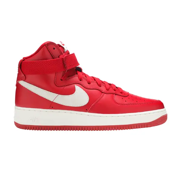 Nike Air Force 1 High 'nai-ke' Sneakers - Red