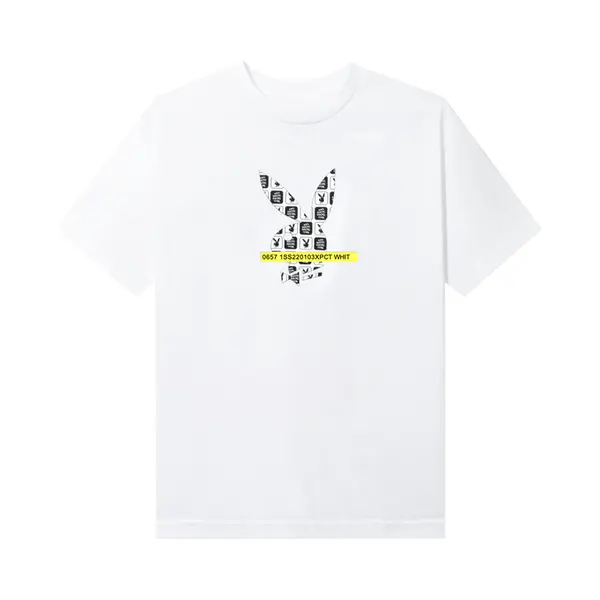 ANTI SOCIAL SOCIAL CLUB X Playboy Checkered Tee - White