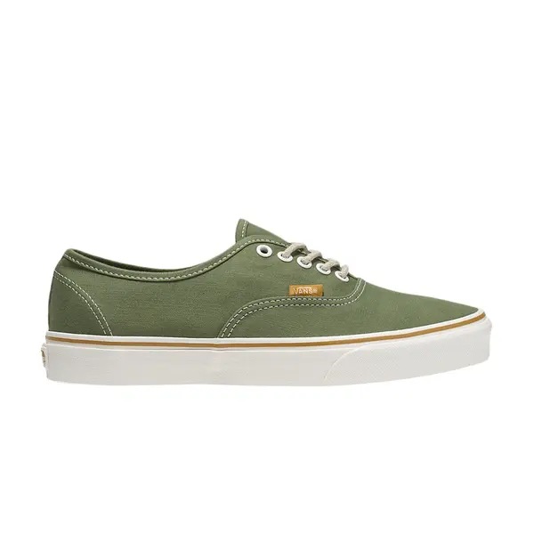 VANS Authentic Embroidered Check Loden Sneakers - Green