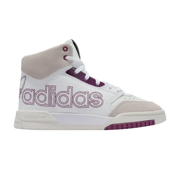 Adidas Drop Step Xl High-top Sneakers - White