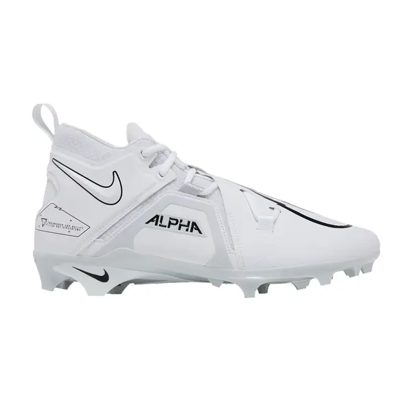 Nike Alpha Menace Pro 3 Lace Up Sneakers - White