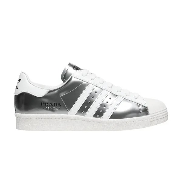 Adidas Prada X Superstar Sneakers - Silver