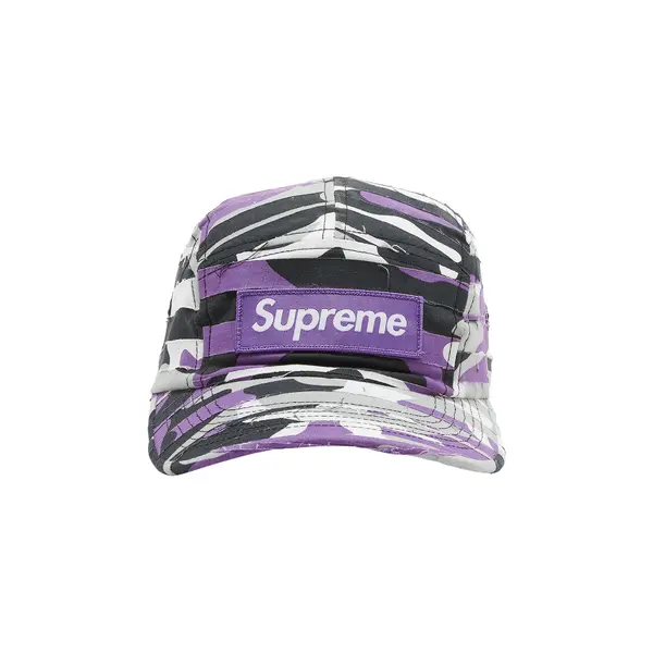 Supreme Layered Camo Camp Cap - Purple