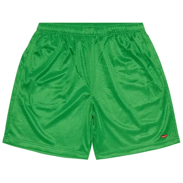 Supreme Small Box Baggy Mesh Short - Green