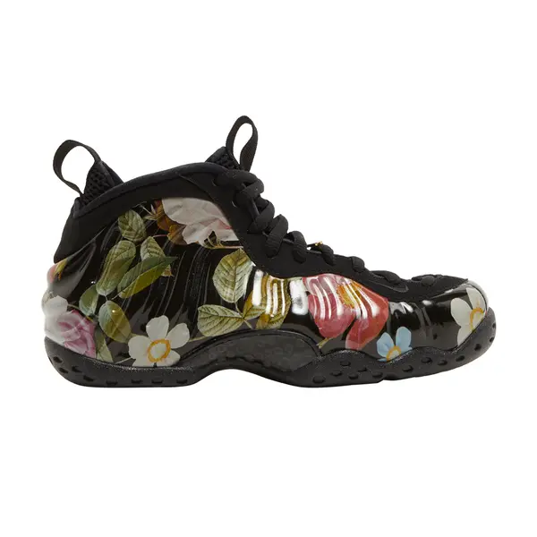 Nike Air Foamposite One Floral - Black