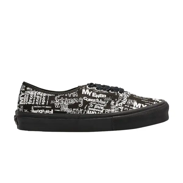 VANS Comme Des Garçons X Authentic Lx 'graffiti - Black