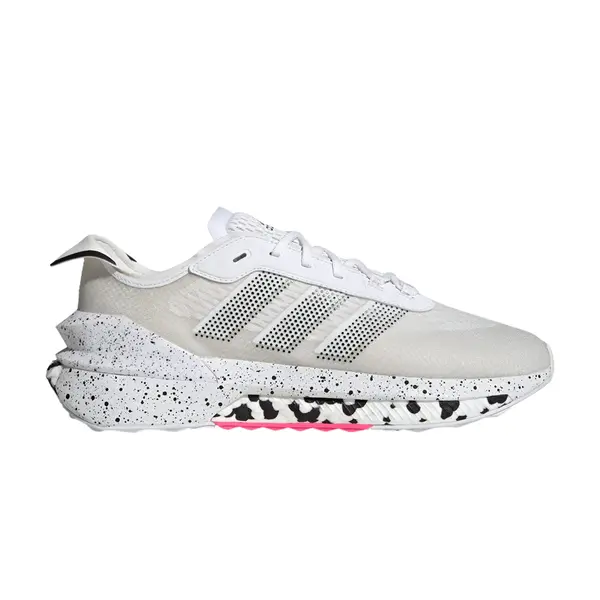 Adidas Avryn Lucid Pink Speckled Sneakers - White