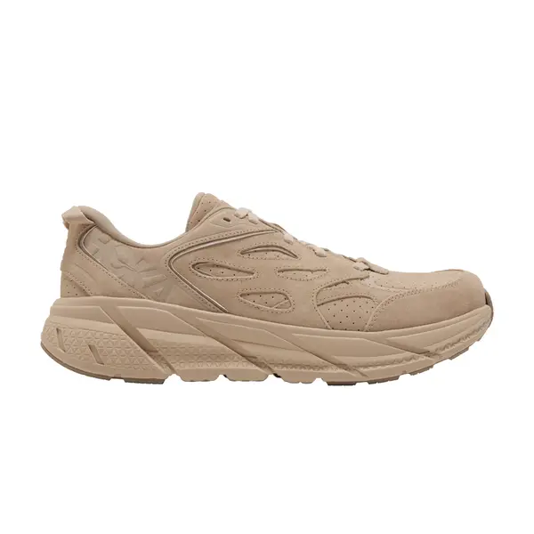 HOKA® Clifton L Suede Shifting Sand Dune - Pink